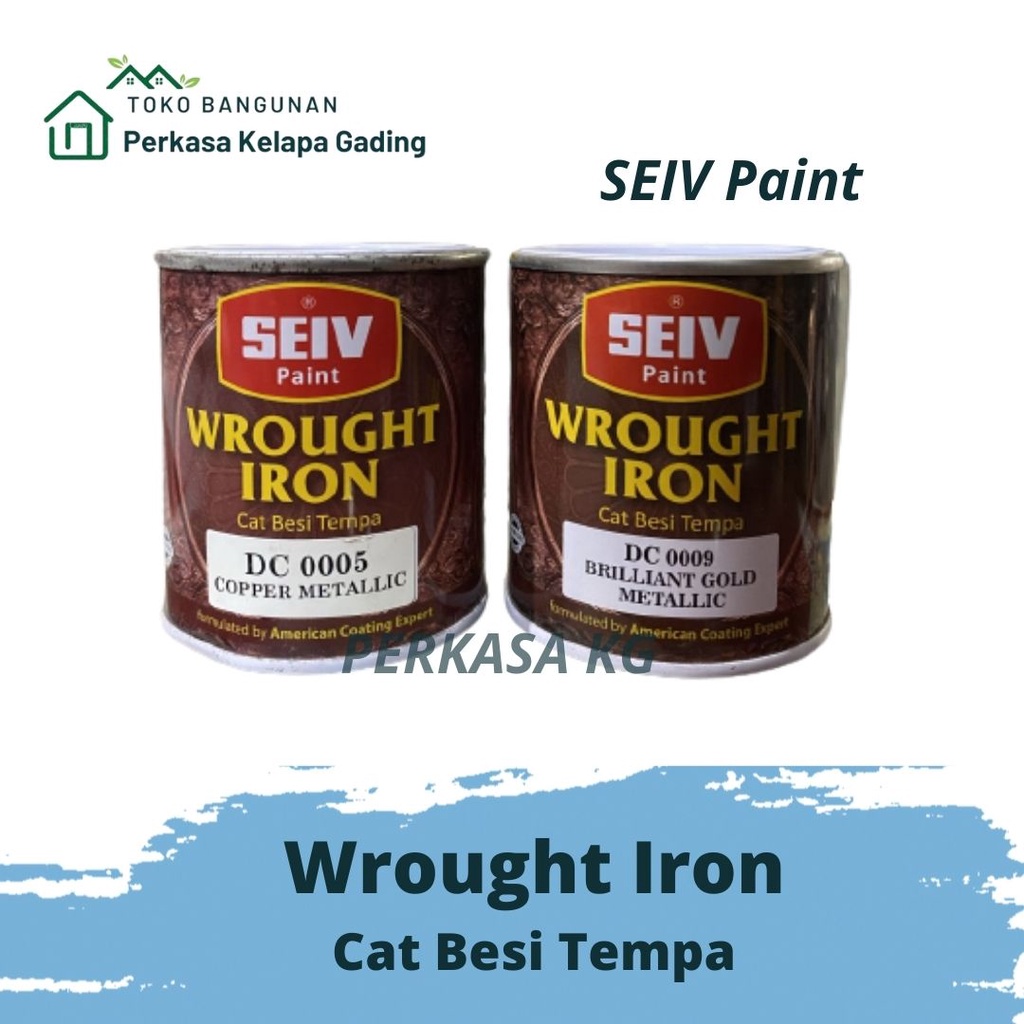 Jual Cat Seiv Besi Tempa DC005 Perunggu / DC009 Emas Wrought Iron 250gr | Shopee Indonesia