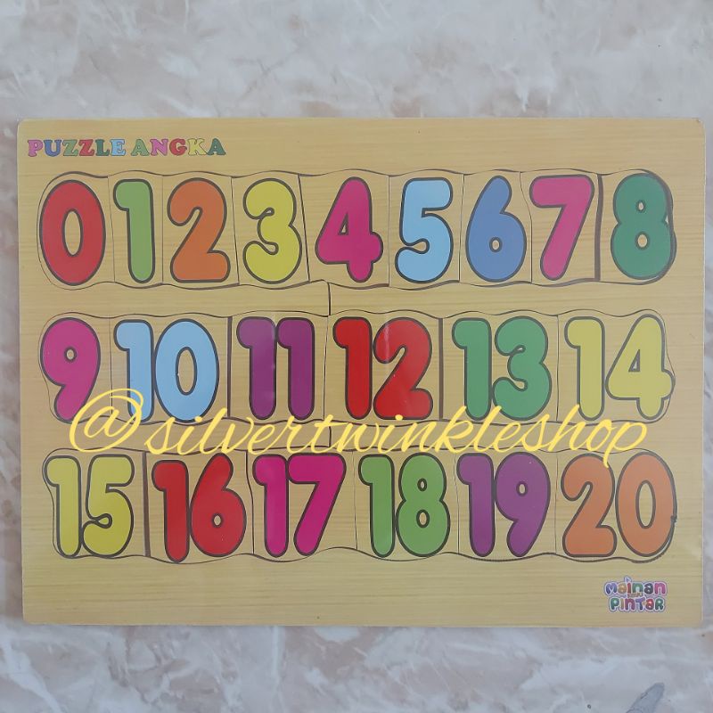 Jual Mainan edukasi anak puzzle kayu wooden block toy toys huruf ...