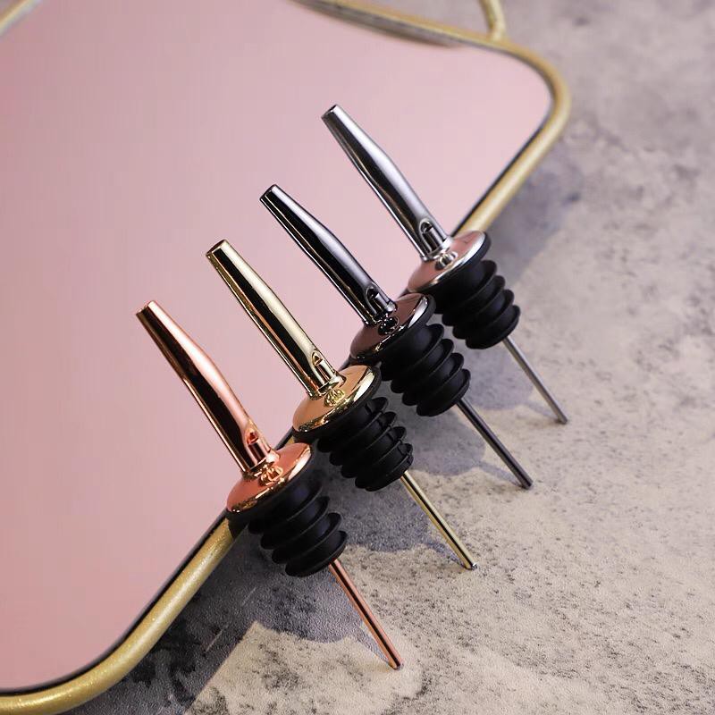 Jual Liquor Spirit bottle Pourer Penutup botol stainless steel flow ...