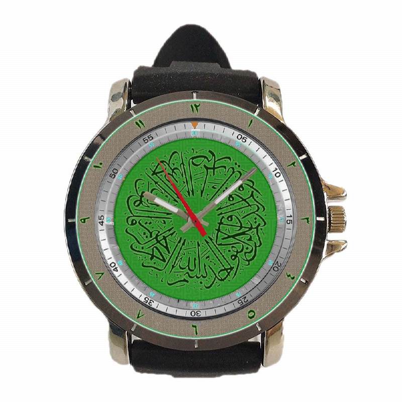 Jual Jam Tangan Pria dan Wanita Rubber Custom MUSLIM KALIGRAFI 16 ...