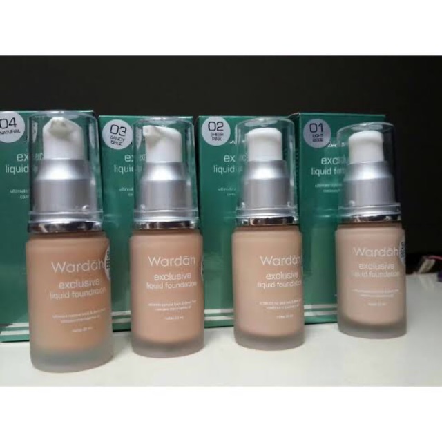 Jual WARDAH EXCLUSIVE LIQUID FOUNDATION/ WARDAH FOUNDATION/ LIQUID ...