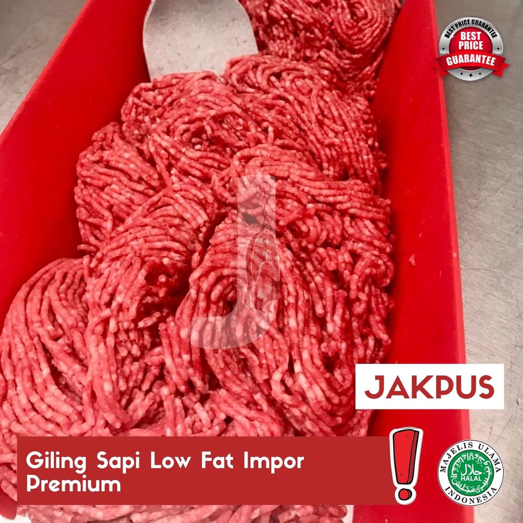 Jual Daging Sapi Giling Low Fat Impor Premium 500gr - JAKPUS | Shopee ...