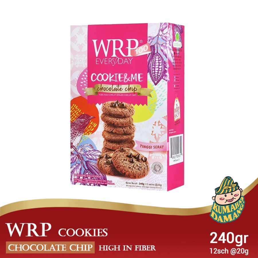 Jual WRP Cookies Chocolate 240 gram (12 x 20 gram) | Shopee Indonesia