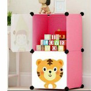 Jual Lemari Rakit Plastik Baju Anak/Rak Kabinet Multifungsi Serbaguna ...