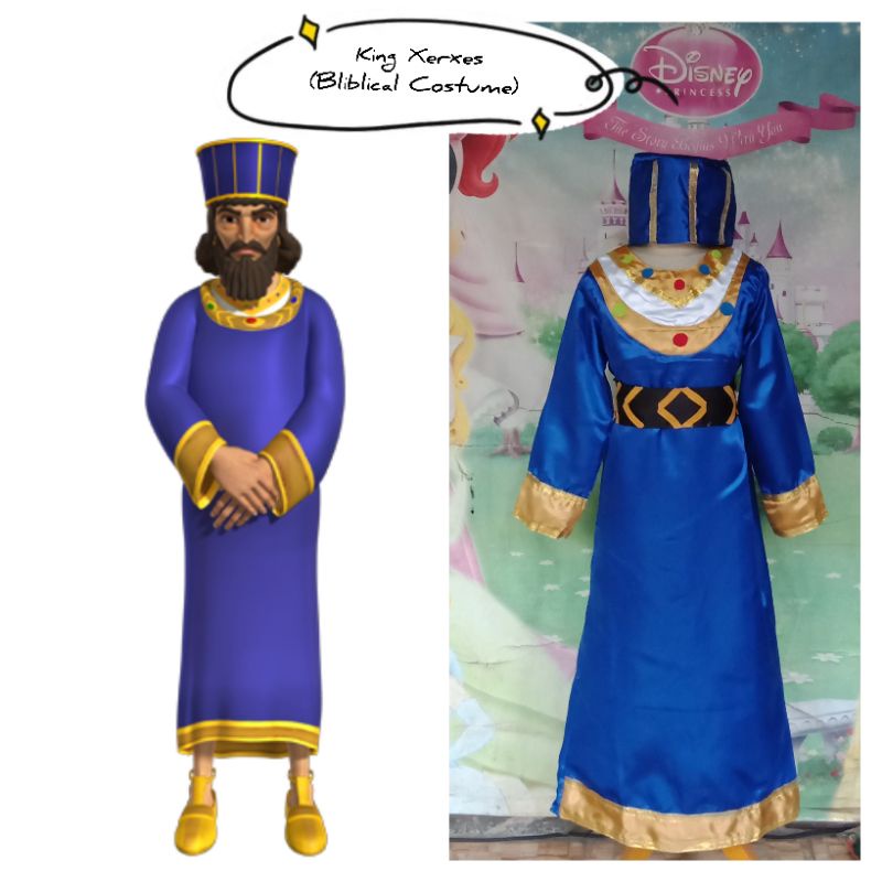 Jual Kostum Raja Xerxes Biblical Costume King Xerxes Kostum Anak Dewasa ...