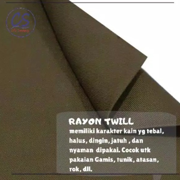 Jual 1 ROLL KAIN RAYON TWILL | Shopee Indonesia