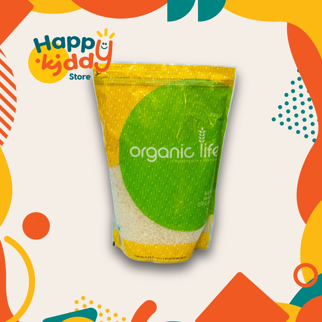 Jual Beras Pandan Wangi Organic Life 2 kg | Shopee Indonesia