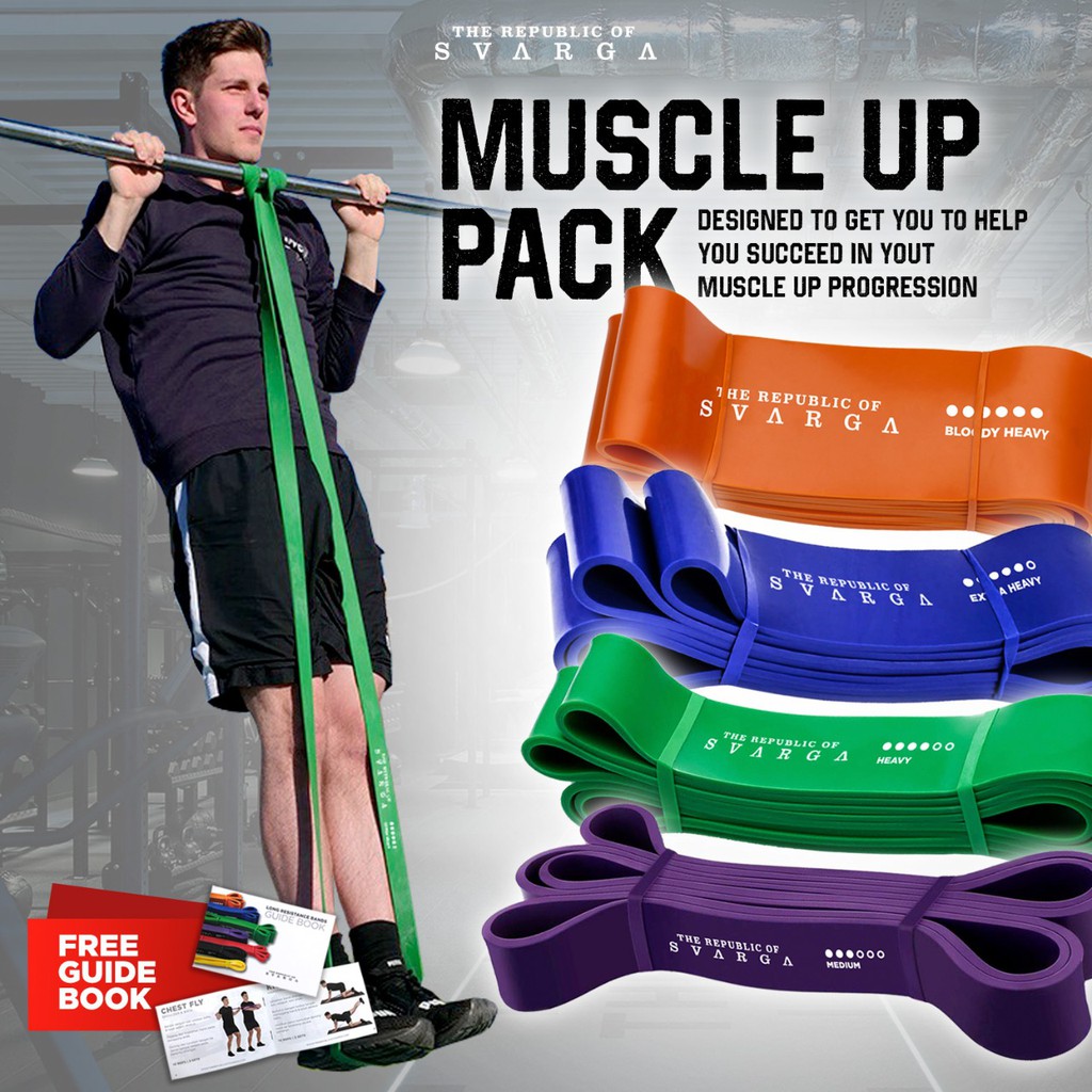 Jual The Republic of Svarga Resistance Band Value Pack for Muscle Up by ...