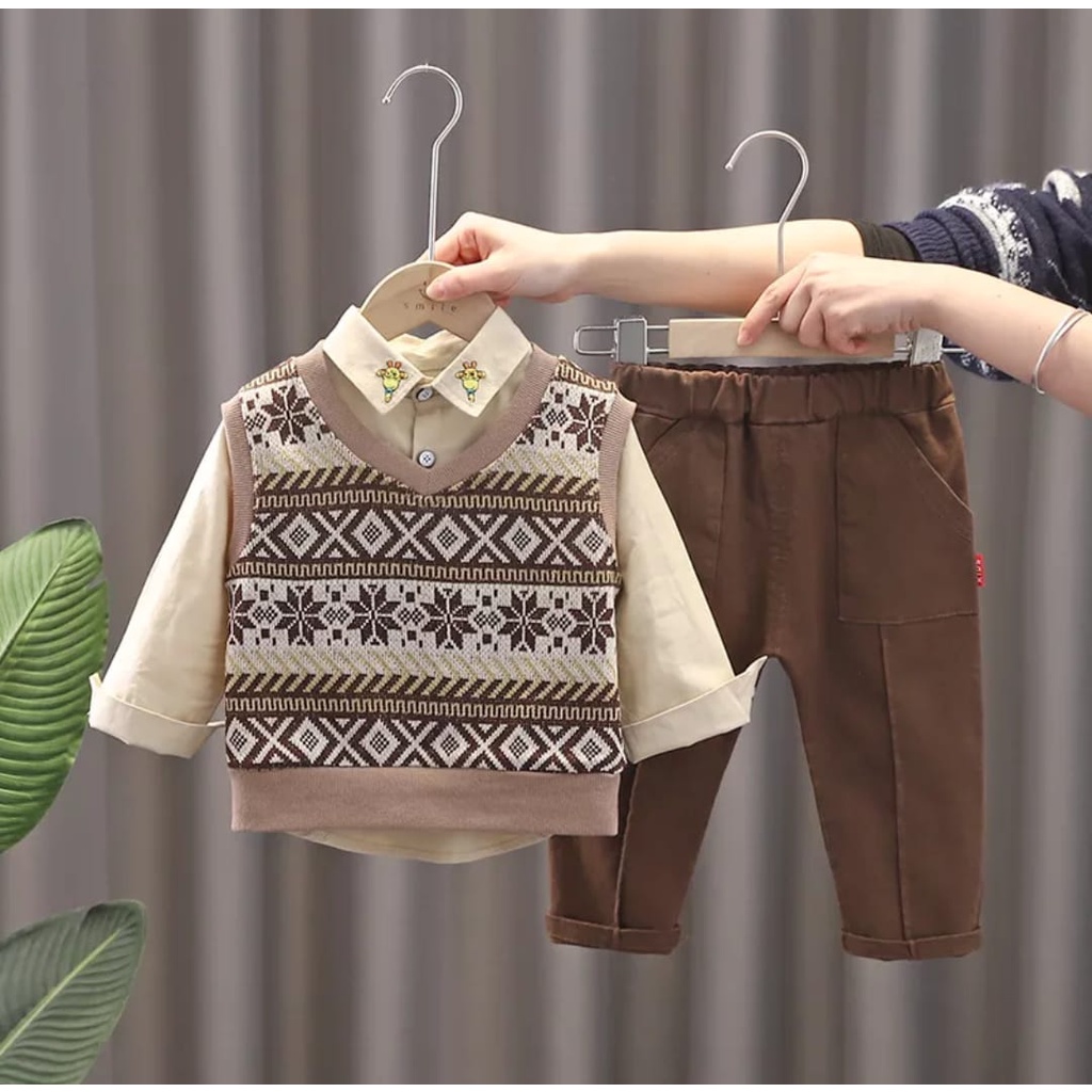 Jual PROMO SETELAN BAJU KEMEJA ANAK ANAK BERAJUT KEKINIAN DAN TRENDY ...