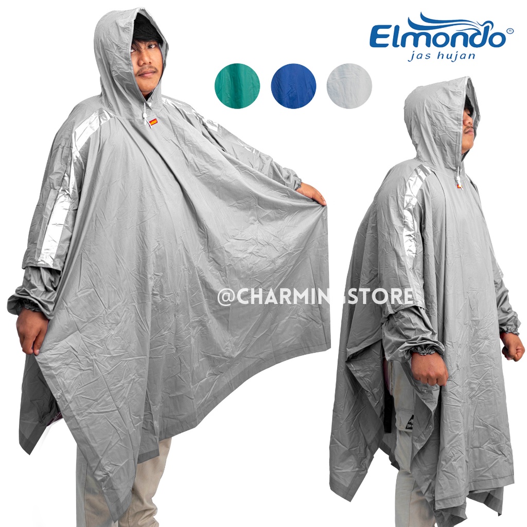 Jual Jas Ujan Elmondo Ponco Lengan Jas Hujan Poncho Dewasa Mantrol Jas ...