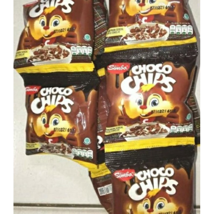 Jual simba choco chips renceng rasa coklat enak,,isi 10 pcs ~6 gram ...