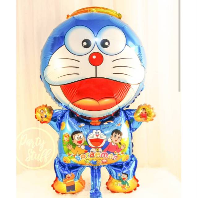 Jual Balon Doraemon ( Jual balon huruf gas helium alat pesta dekorasi ...