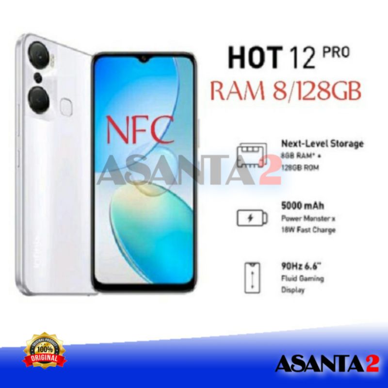 Jual Infinix hot 12 pro nfc 8/128 gb | Shopee Indonesia