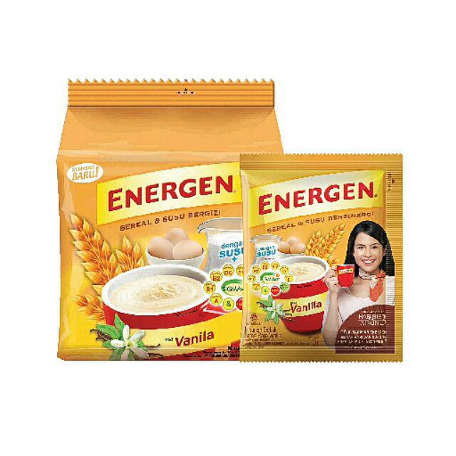 Jual Energen Isi Lebih Banyak 32gr Vanila Cokelat Kacang Hijau Jagung ...