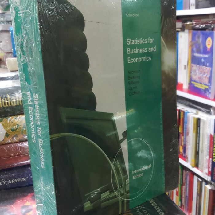 Jual BUKU STATISTICS FOR BUSINESS AND ECONOMICS | Shopee Indonesia