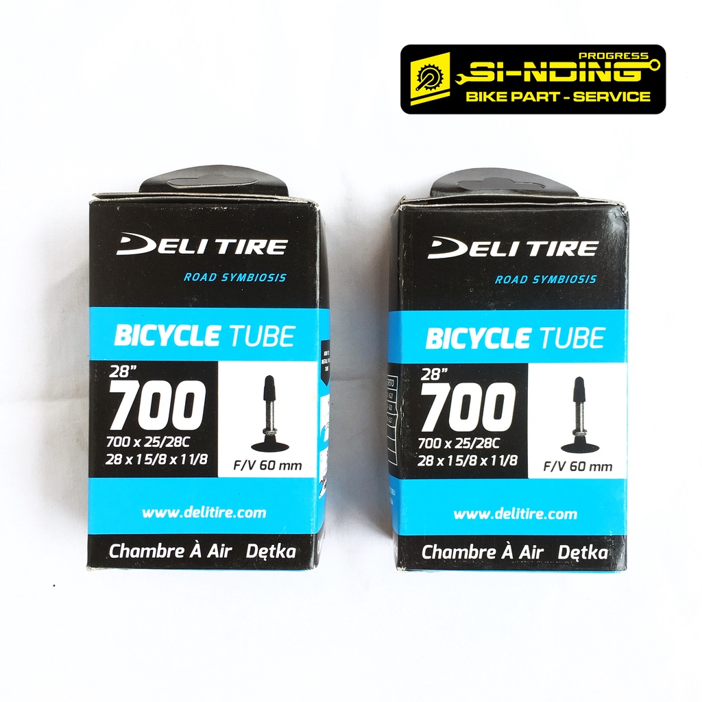 Jual Ban Dalam Sepeda Delitire 700 X 25 28 25c 28c Presta France Valve FV 60 mm | Shopee Indonesia