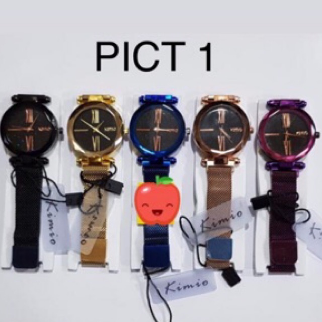 Jual NEW-jam magnet KIMIO (FREE BOX & BATERAI CADANGAN) | Shopee Indonesia