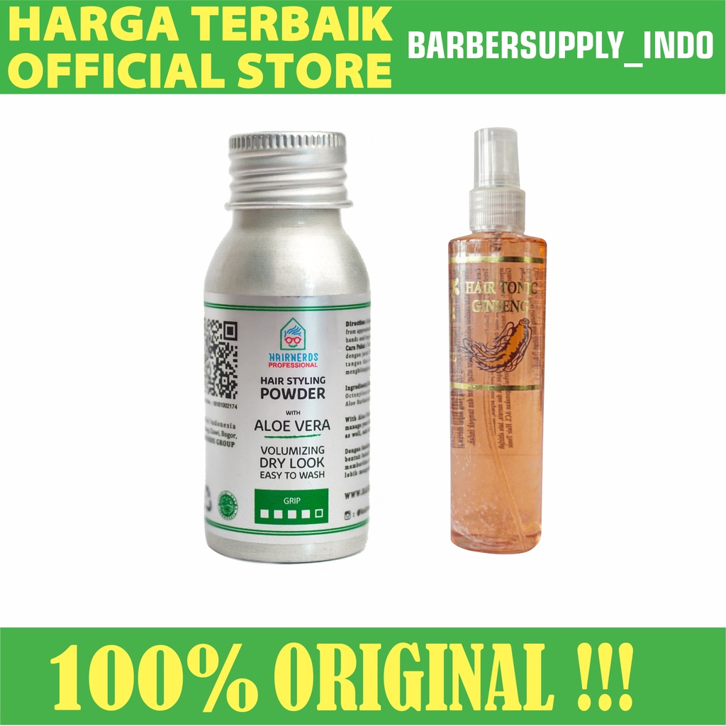Jual Hairnerds Professional Hair Styling Powder / Hair tonic 110ml ...