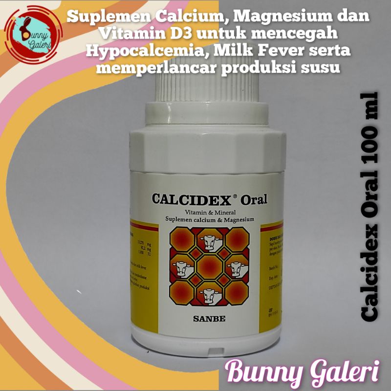 Jual CALCIDEX ORAL 100 ml, Suplemen Kalsium dan Magnesium dengan ...