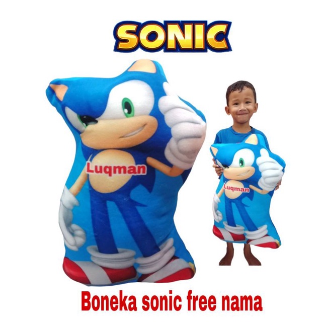 Jual BONEKA KARAKTER SONIC BANTAL SONIC BONEKA SONIC MAINAN SONIC ...