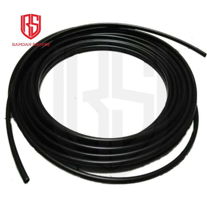 Jual Selang PU hitam 4 x 6 mm selang pneumatic dijual per meter (meteran) | Shopee Indonesia