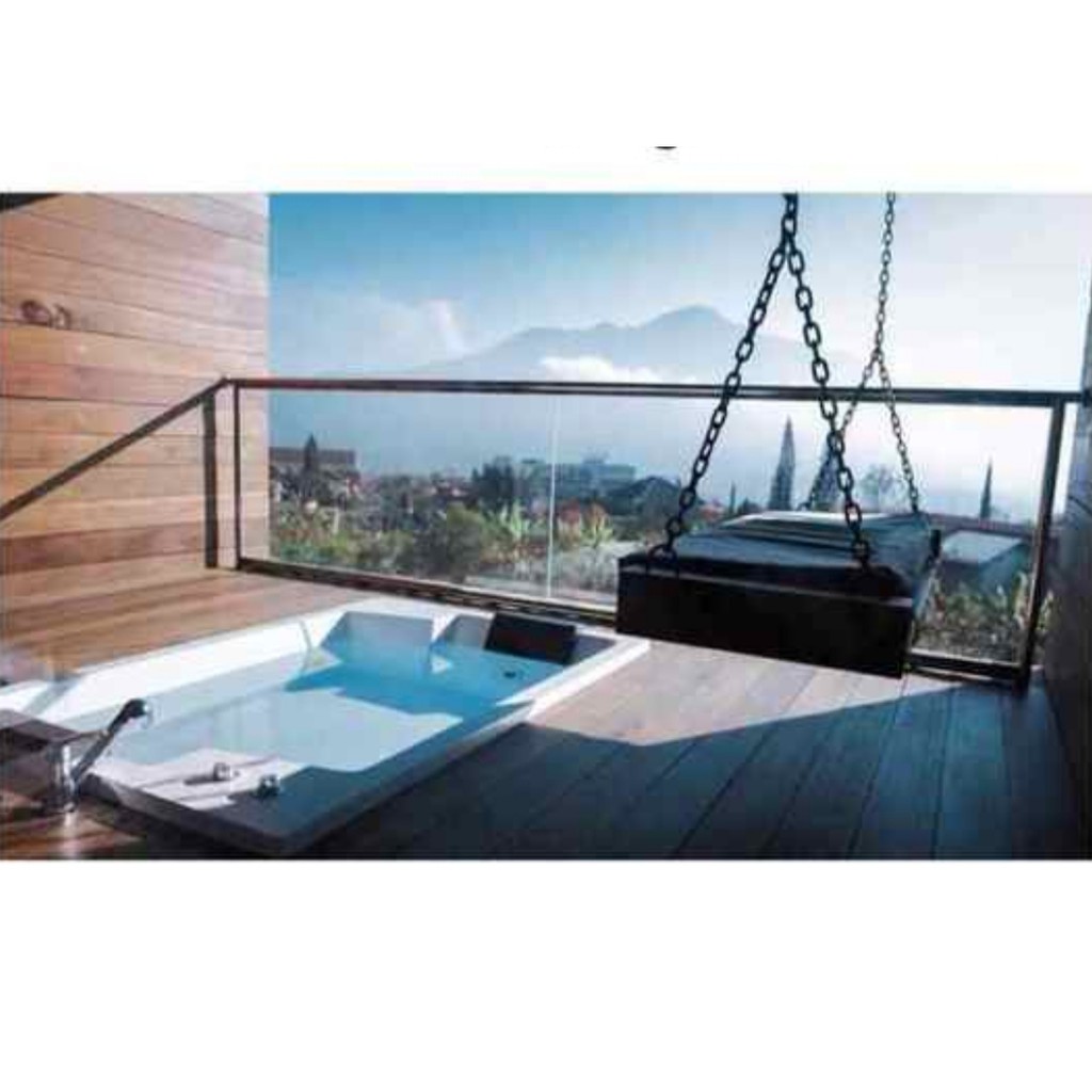 Jual Bathtub Besar Ukuran 2 Orang Type Twin 180x120cm Free Avur dan ...