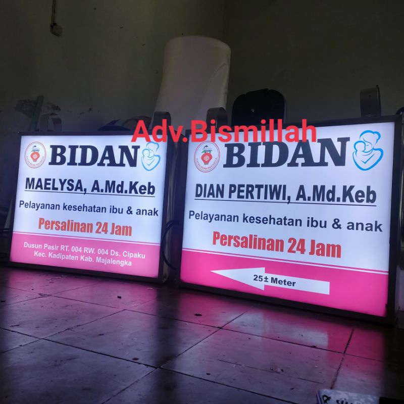 Jual Neon Box akrilik 40*50cm tebal 10cm | Shopee Indonesia