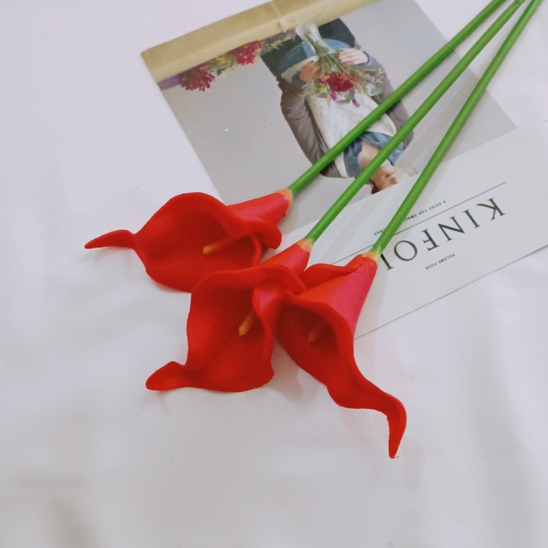 Jual BUNGA LILY LATEX ARTIFICIAL PERTANGKAI | Shopee Indonesia