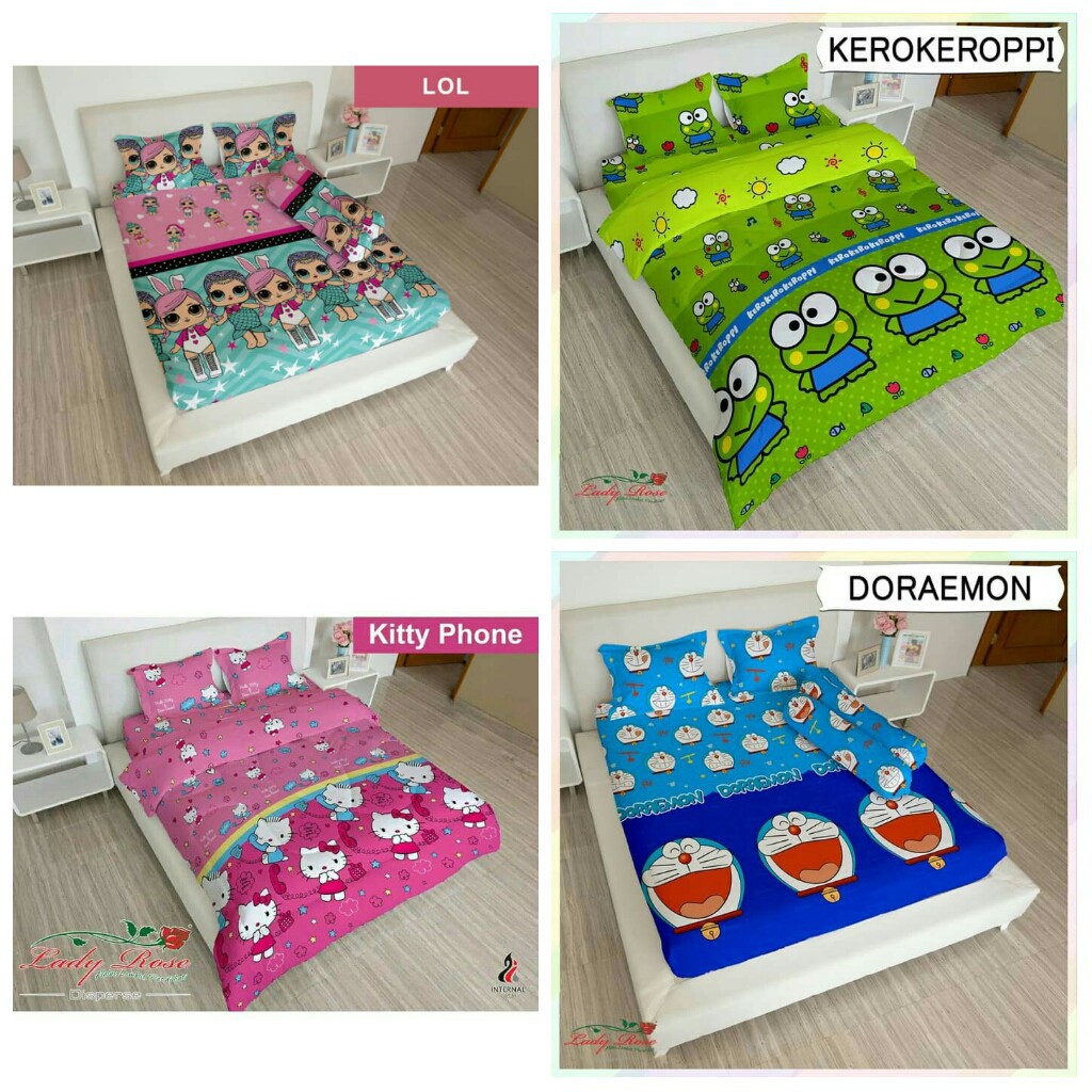 Jual JUAL Seprei Sprei Lady Rose 4 Sarung Bantal 2 Guling Perlengkapan ...