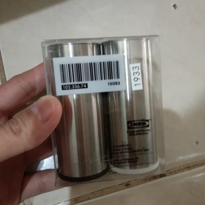 Jual Ikea plats 2pc shaker pepper salt tempat garam lada merica tempat ...