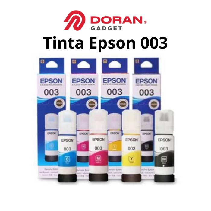 Jual Tinta Printer Refill Isi Ulang Epson 003 Black Cyan Magenta Yellow ...