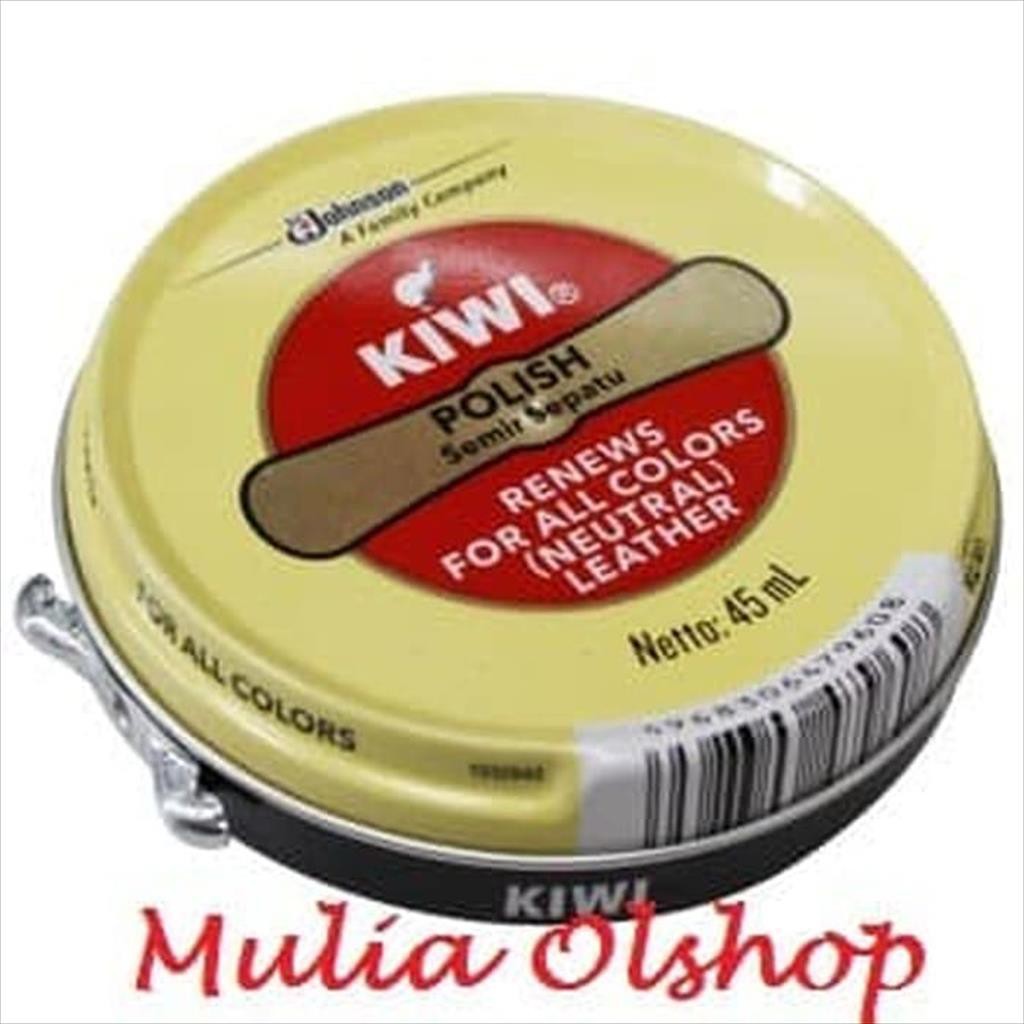 Jual Kiwi Polish Semir Sepatu Neutral Leather 45 ml | Shopee Indonesia