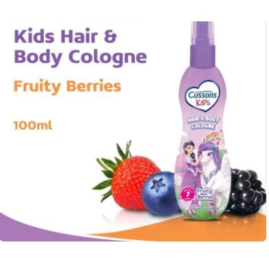 Jual Cussons Kids Hair & Body Cologne Biru dan Ungu 100ml | Shopee ...