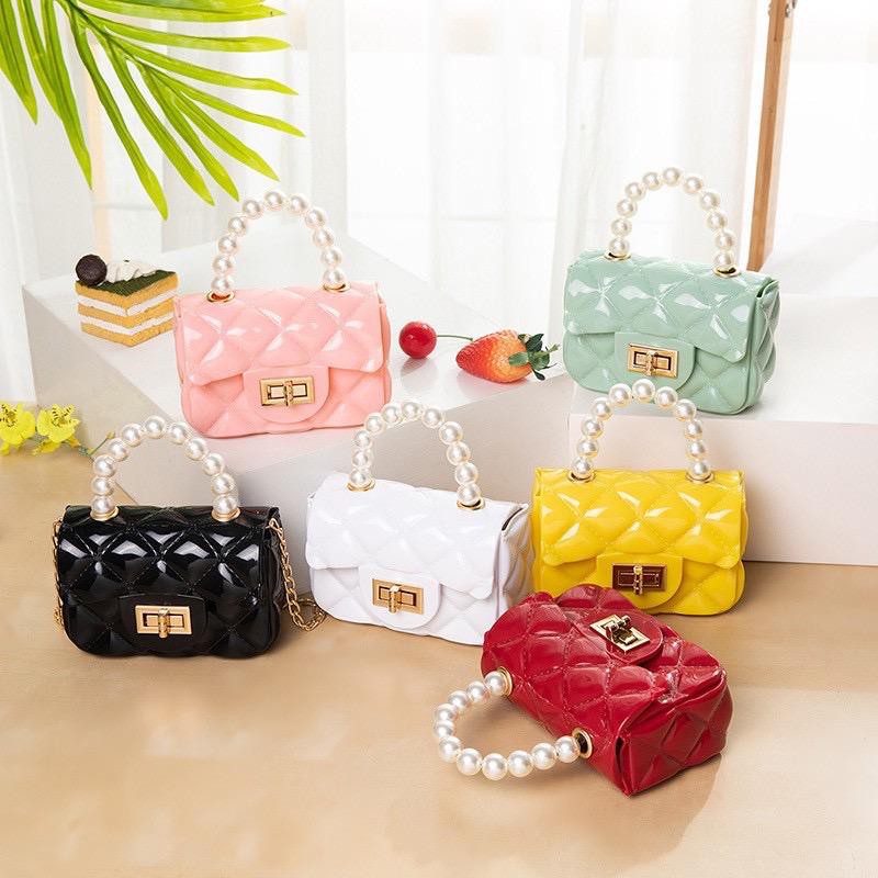 Jual TAS JELLY MINI TAS JELLY MUTIARA TAS SELEMPANG MINI MUTIARA 100% ...