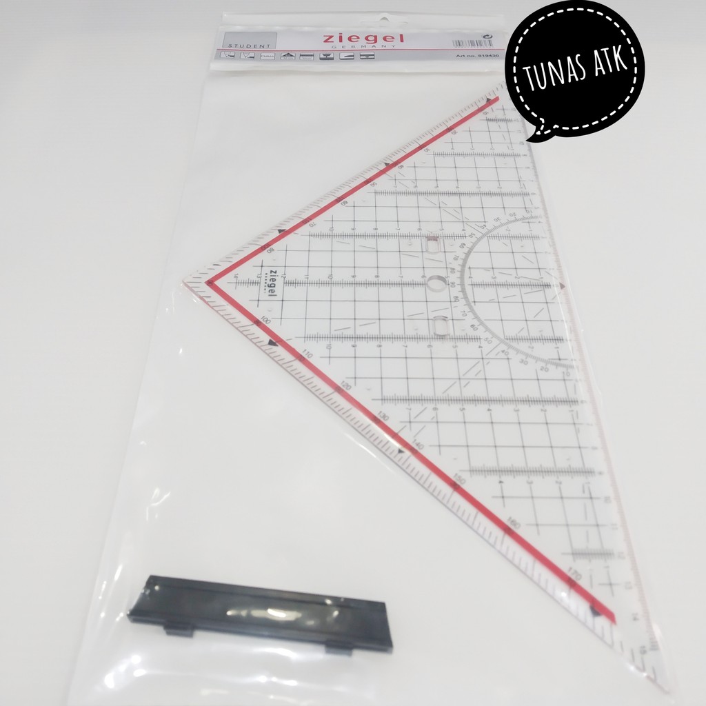 Jual PENGGARIS SEGITIGA ZIEGEL Art no. 819430 | Shopee Indonesia