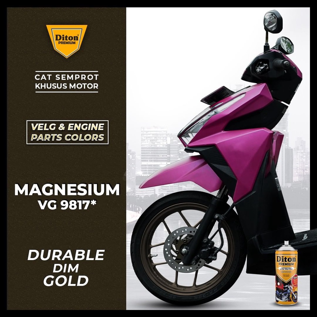 Jual Cat Semprot DITON PREMIUM Velg & Engines Parts Colors - Magnesium ...