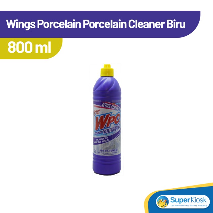Jual Wings Porcelain Porcelain Cleaner Biru 800 ml | Shopee Indonesia