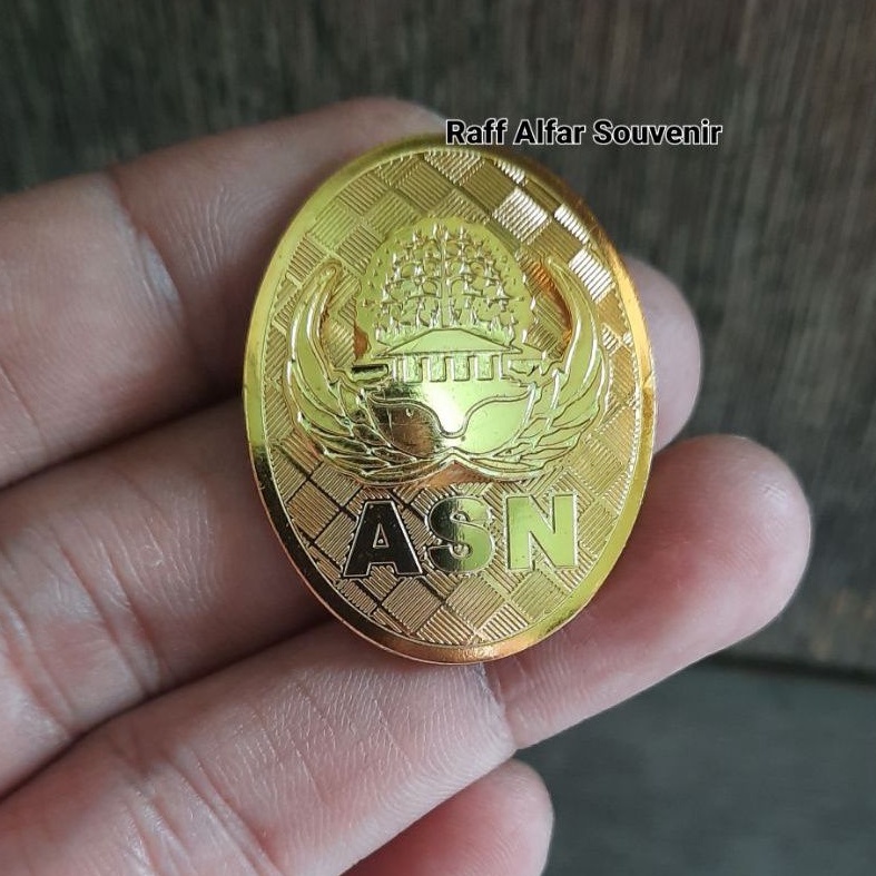 Jual PIN KORPRI ASN OVAL MAGNET KUNINGAN BANGKOK | Shopee Indonesia