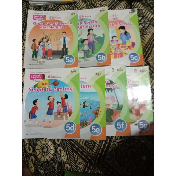 Jual tTematik terpadu kls 5a,5b,5c,5d,5e,5f,5g | Shopee Indonesia
