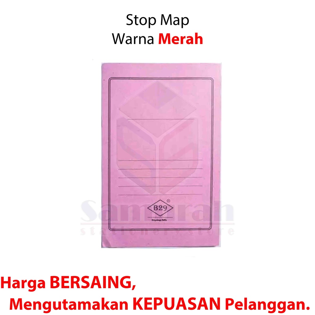 Jual Stop Map Kertas B29 Ukuran Folio / StopMap F4 Berkas Dokumen 24 x ...
