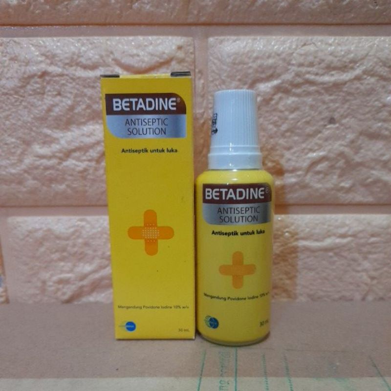 Jual Betadine antiseptic solution 5ml,15ml,30ml,60ml | Shopee Indonesia