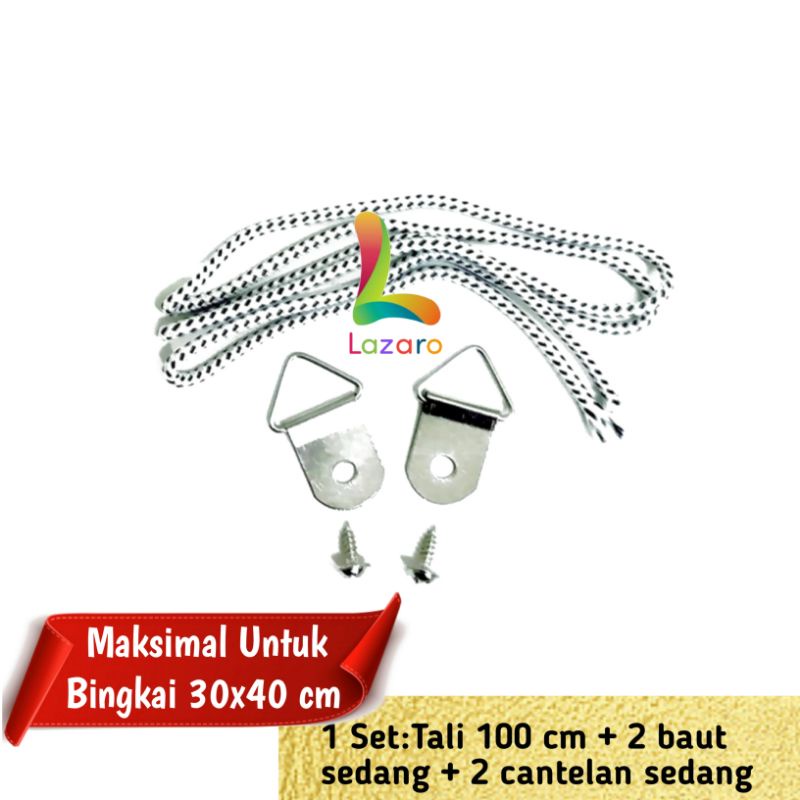 Jual Tali gantungan bingkai foto tali frame 1 meter | Shopee Indonesia