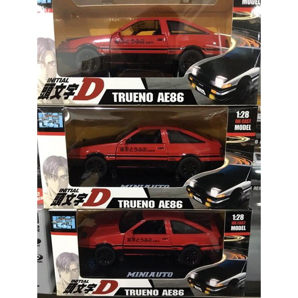 Jual D 10 Diecast Mobil Miniauto Initial D AE86 Trueno Skala 1 28 ...