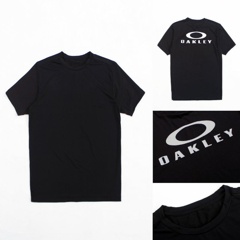 Jual Oakley t shirt Back Logo Black (Cut label) | Shopee Indonesia