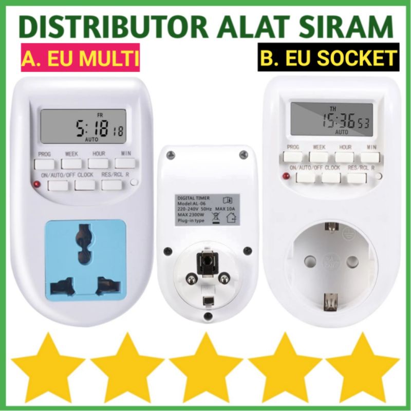 Jual DIGITAL TIMER SWITCH LISTRIK STOP KONTAK MULTIFUNGSI PAKET MISTING ...