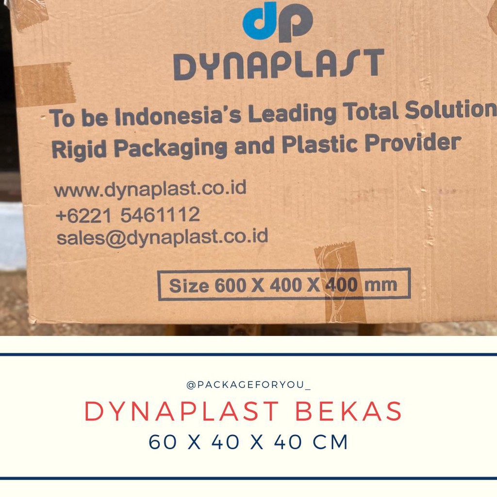 Jual Kardus Bekas Dynaplast | Box Bekas Besar 60x60x40 | Dus Pindahan ...