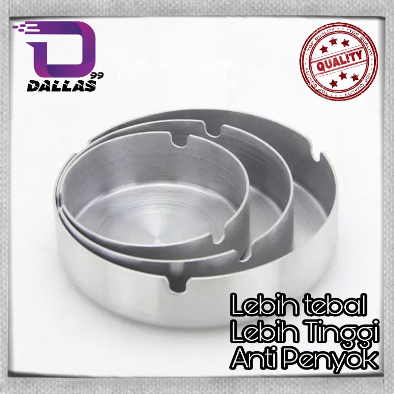 Jual Asbak Caffe Stainless Steel 10cm Awet Kokoh Tebal | Shopee Indonesia