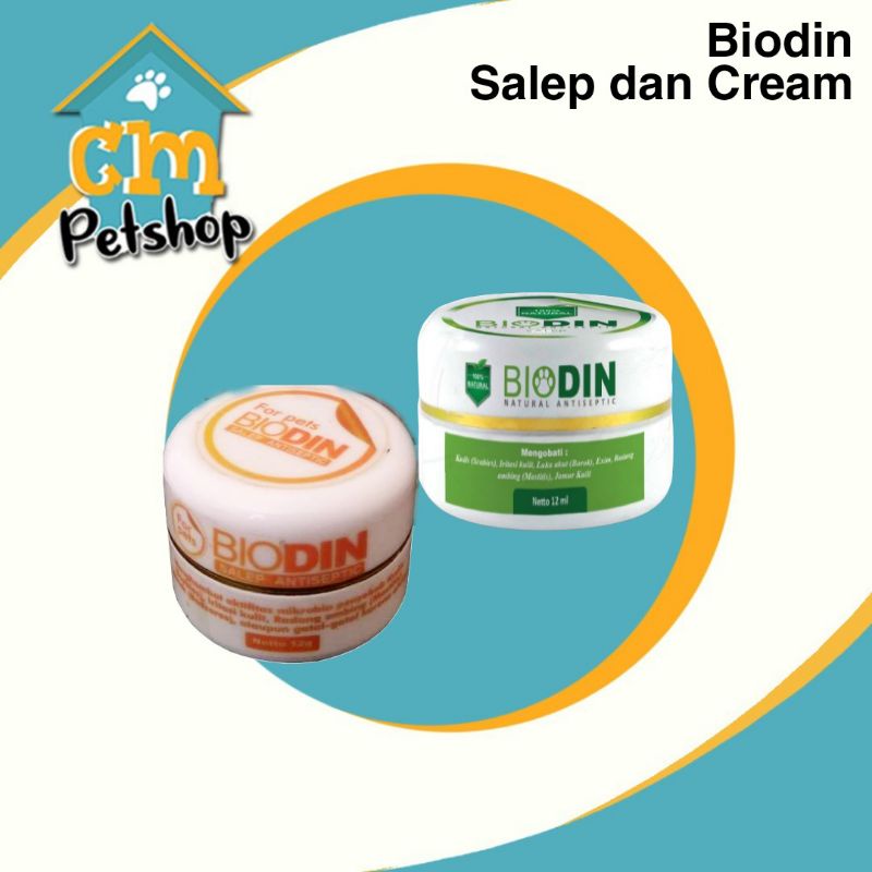 Jual Biodin Cream Salep Kucing Scabies Demodex Jamur Luka Anjing ...