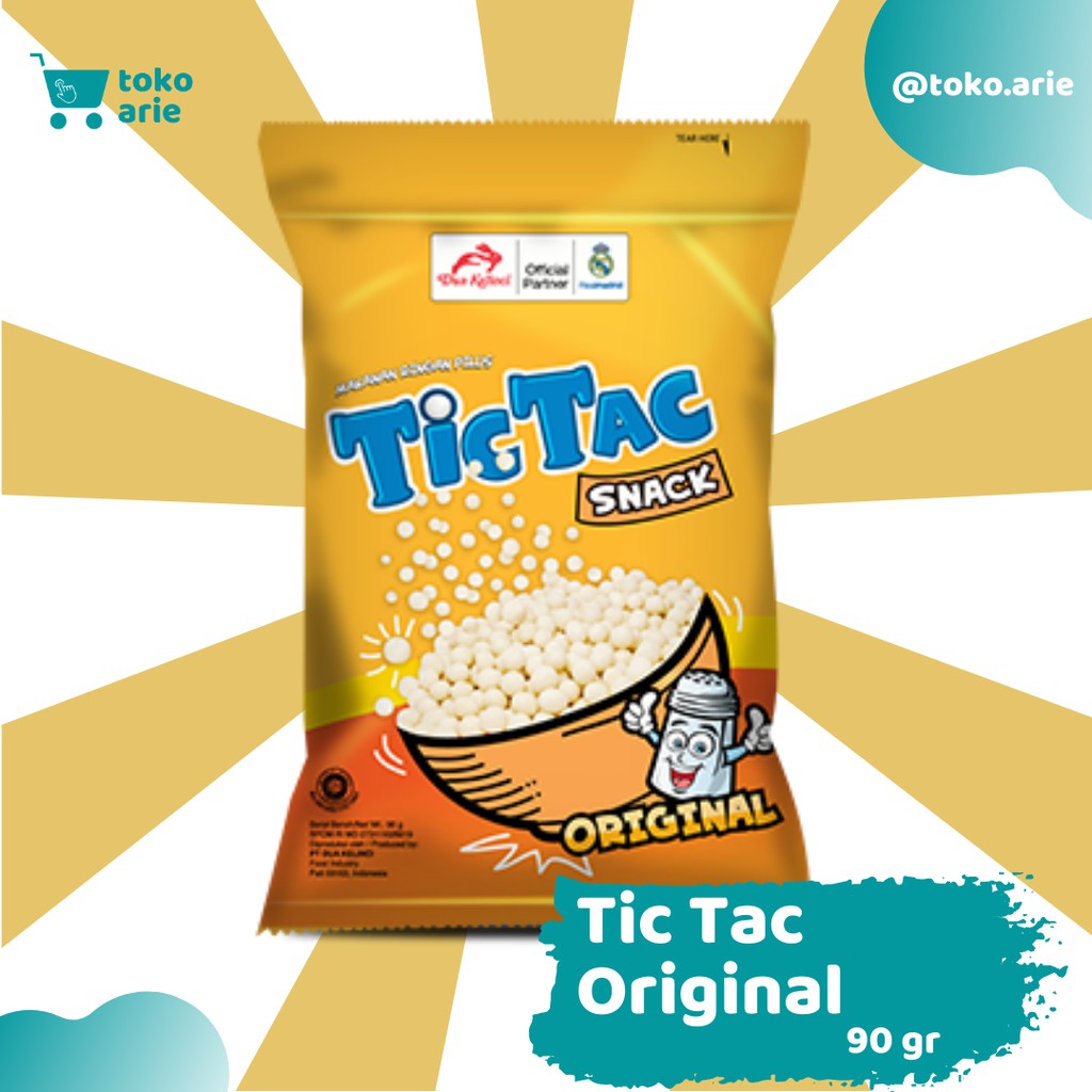 Jual SNACK PILUS DUA KELINCI TIC TAC UKURAN 90 gram | Shopee Indonesia