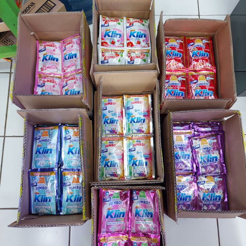 Jual SOKLIN LIQUID CAIR SACHET JUMBO 48ml Eceran 1000 (isi 13-14 sachet ...